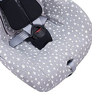 JYOKO Kids Cover Liner Universal for Car seat Compatible with Britax, Chicco, Mico (with Head Support) (White Star)