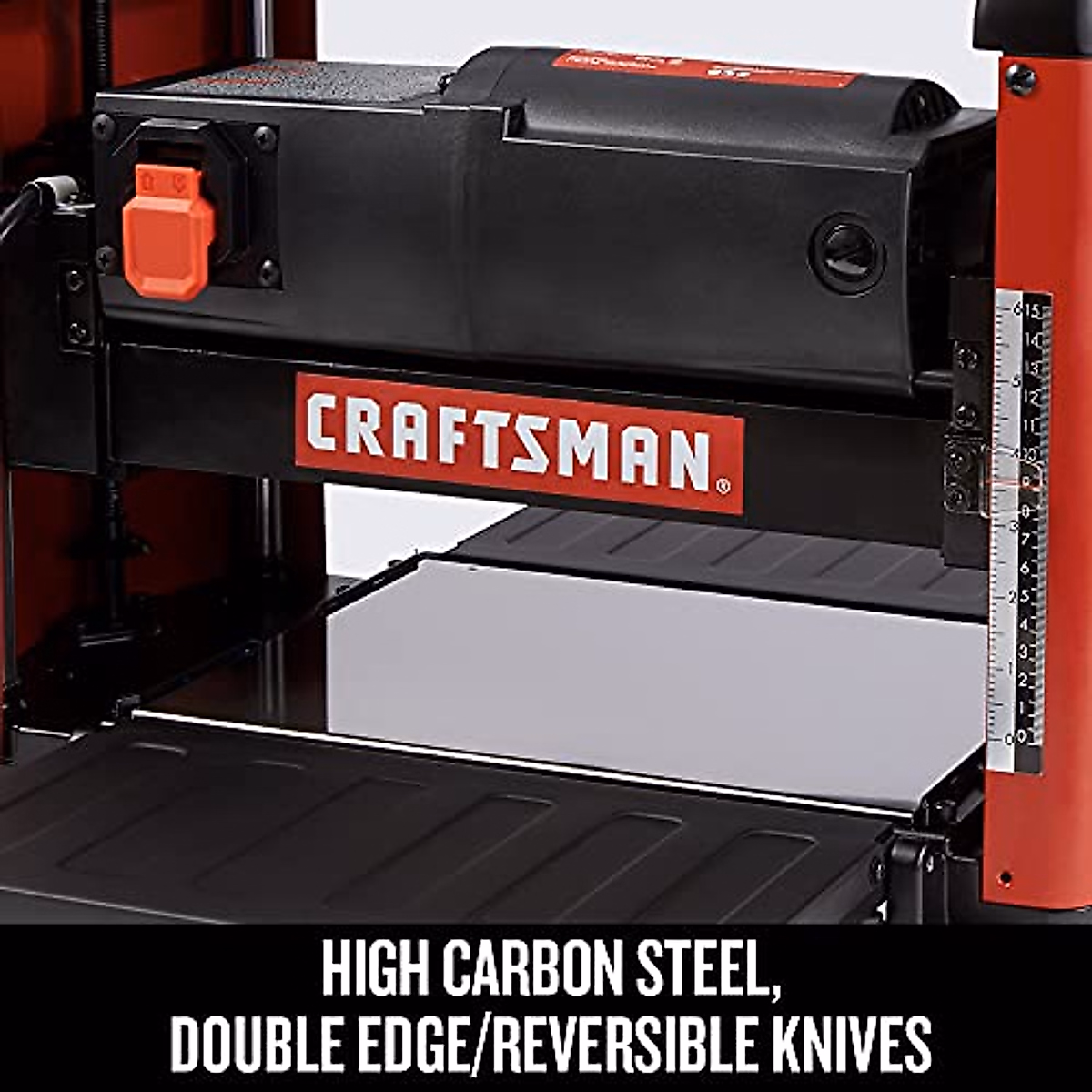 CRAFTSMAN Planer, 15 Amp, For Benchtops, Two Knife Solid Steel Cutter Head (CMEW320)