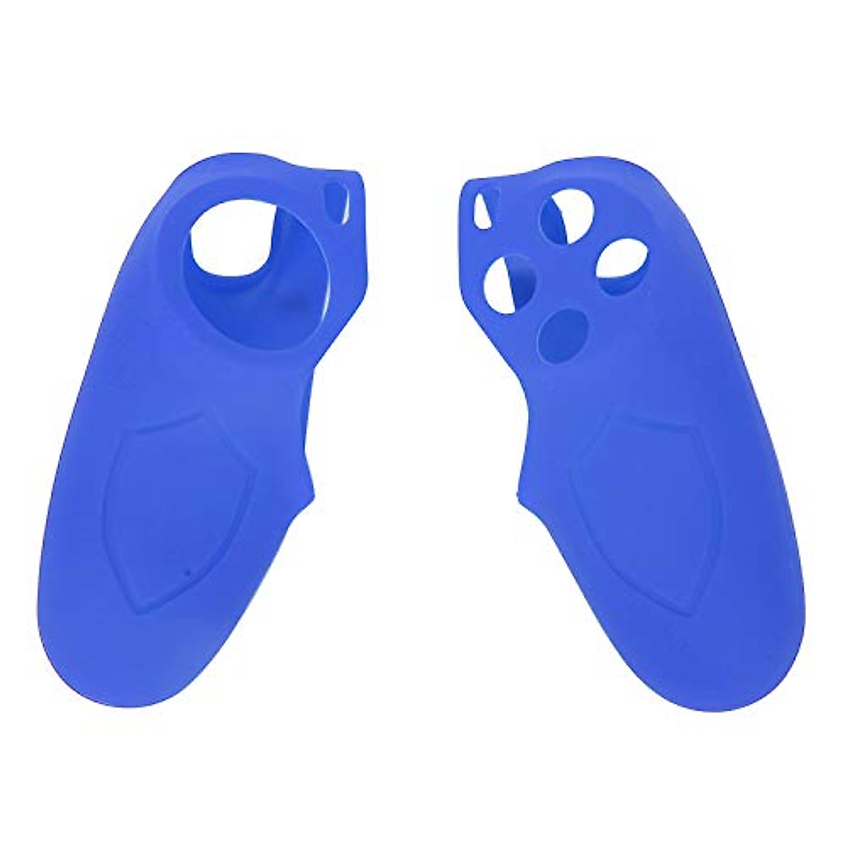 Shipenophy Protection Cover Soft Material Silicone Professional Manufacturing Delicate Designed Gamepad 1 Pair Split Scratchproof for PS4(sea ​​Blue)