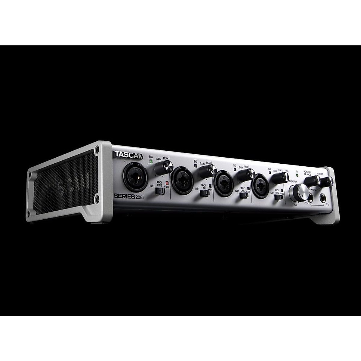Tascam SERIES 208i 20 IN/8 OUT USB Audio Interface with MIDI, DAW Recording Software for Songwriting, Podcasting, Recording