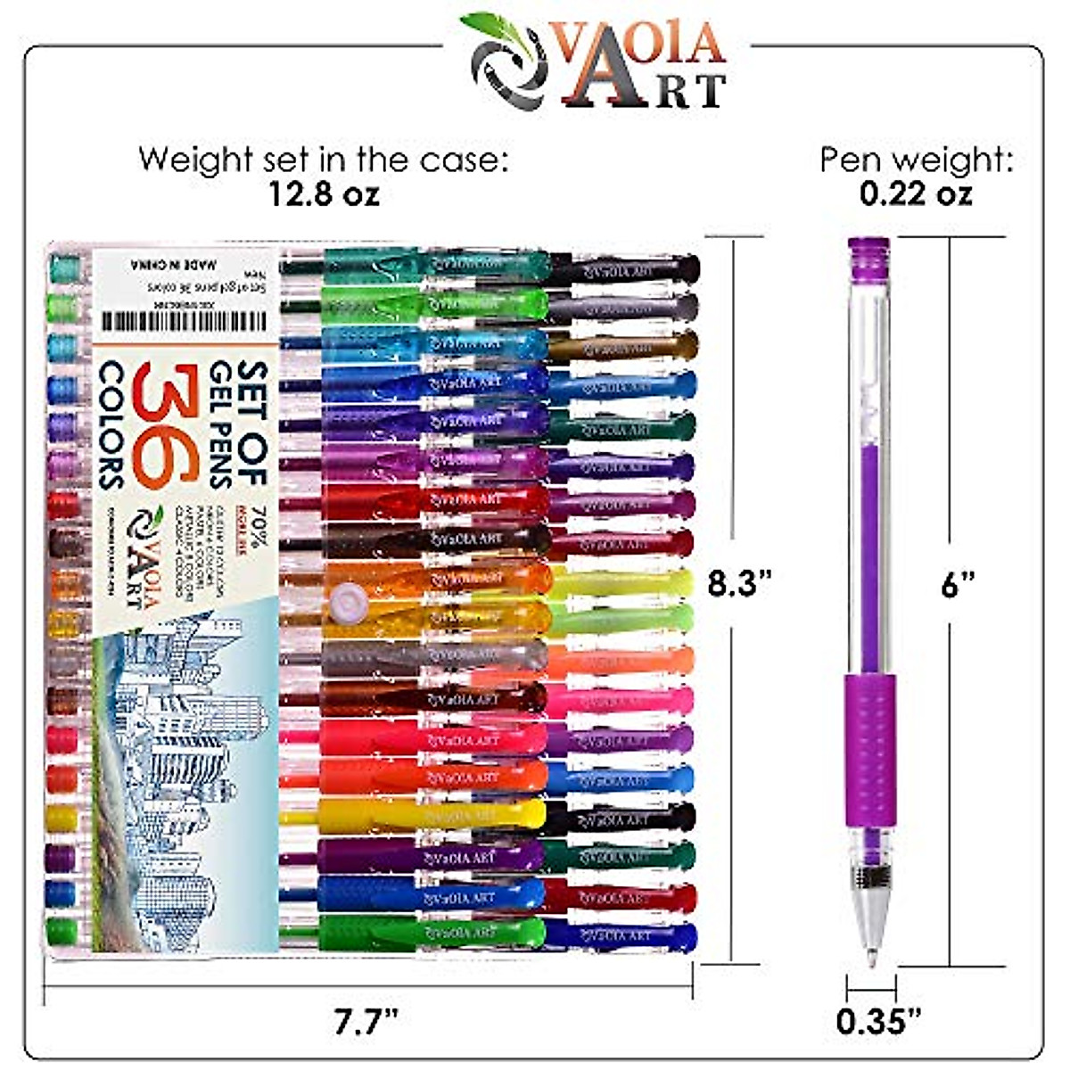 VaOlA ART Color Gel Pens - Creative Fun for Kids
