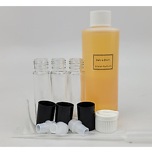 Grand Parfums Perfume Oil Set - fits Spice Bomb For Men with Roll On Bottles and Tools to Fill Them (2 Oz)
