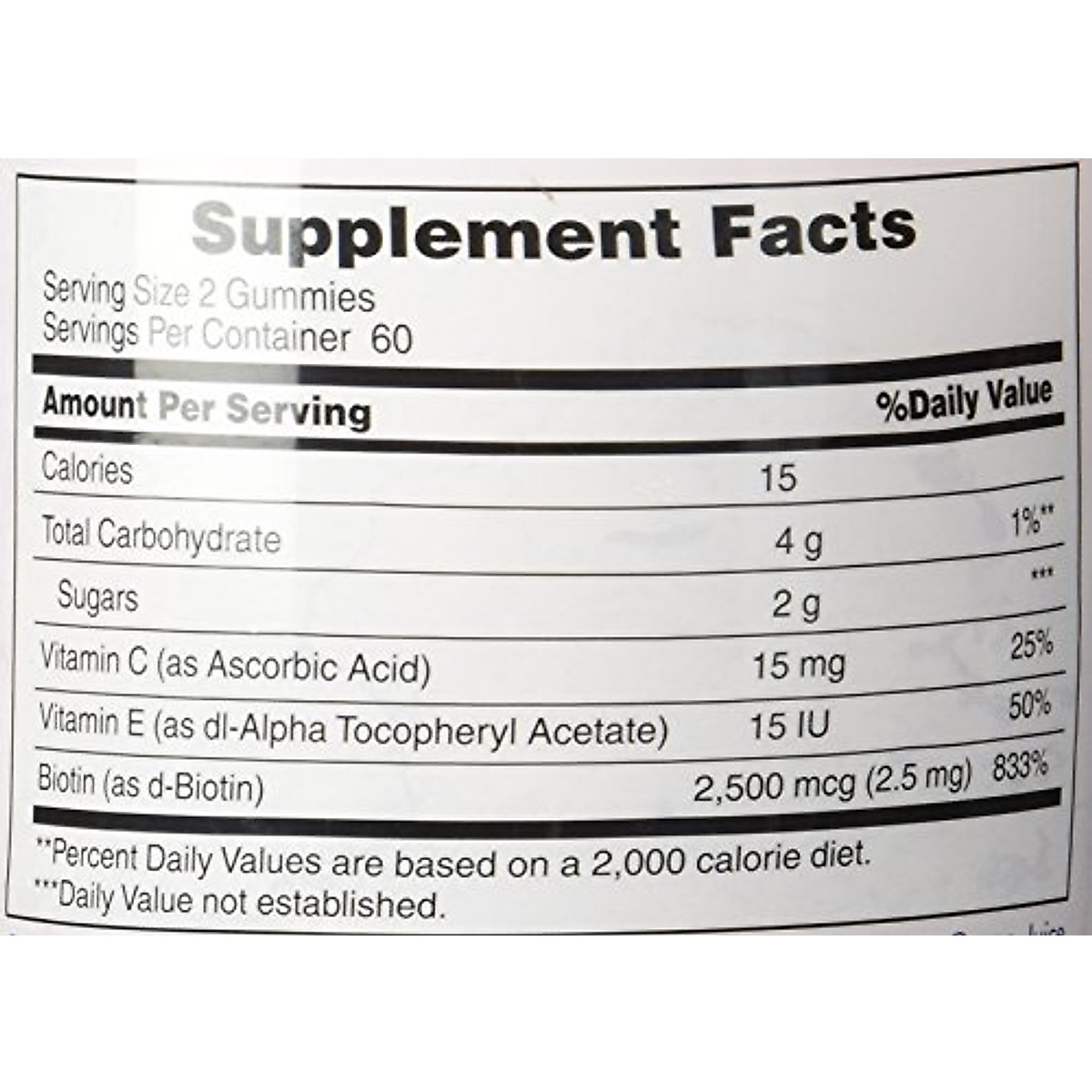 Nature's Bounty Optimal Solutions, Hair, Skin & Nails Gummies with Biotin