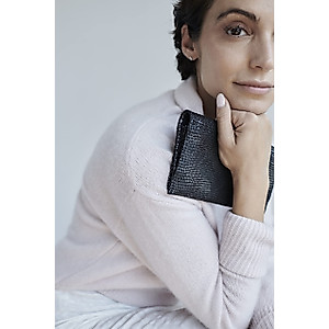 Latico Leathers Eloise Wallet Clutch, Full-Grain Leather, Black