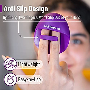 Slick- Silicone Facial Cleansing Brush, 4 Pack, Silicone Face Scrubber, Face Brush, Face Scrubber Exfoliator, Face Cleansing Brush, Exfoliating Brush, Face Wash Brush, Silicone Face Brush