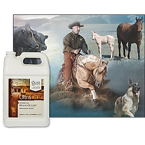 UltraCruz - sc-395544 Mineral Oil Light Supplement for Horses, Livestock and Dogs, 4 x 1 Gallon