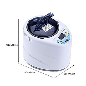 Ejoyous Sauna Steamer Machine for Home, 2L Portable Sauna Steam Generator Fumigation Machine Stainless Steel Pot with Intelligent Remote Control for Sauna Spa Tent Body Detox, US Plug