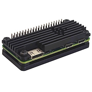 WEIYIXING Raspberry Pi Zero Heatsink Case, Raspberry Pi Zero 2 Aluminum Passive Case with Pin Header for Raspberry Pi Zero 2W