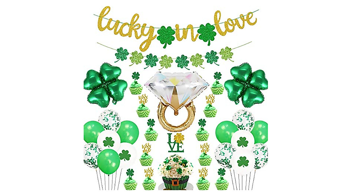St. Patrick's Day Lucky in Love Decorations Set | Festive Irish Party Decor