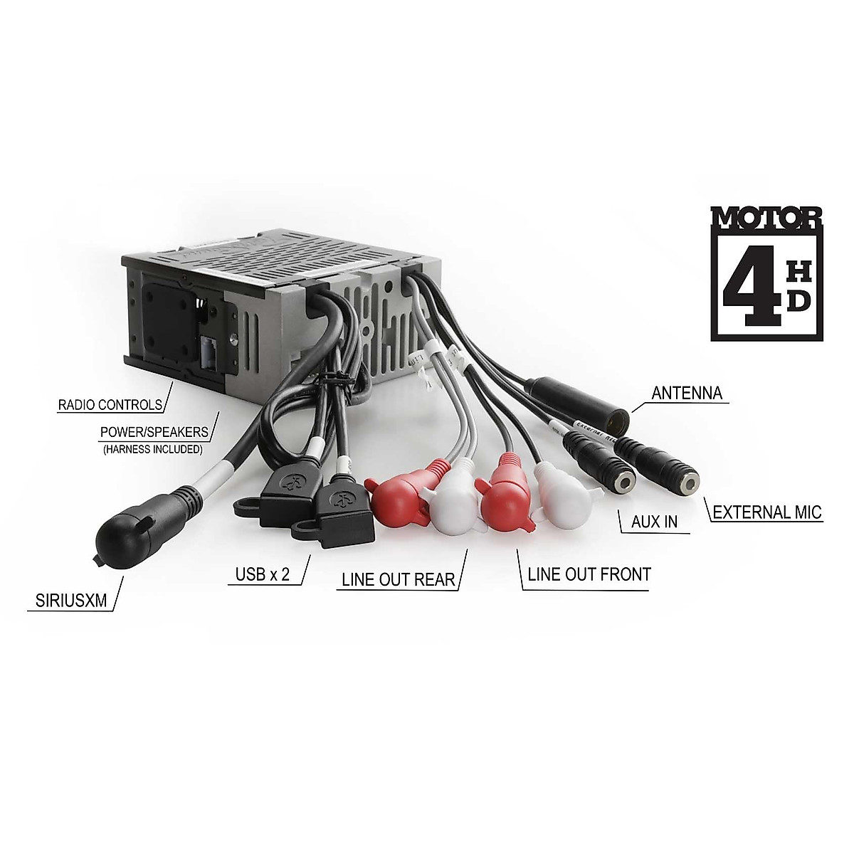 Retro Manufacturing Long Beach Radio with Black Face, Chrome Pushbuttons, Bezel & Knobs Kit LBC-M4-126-03-73