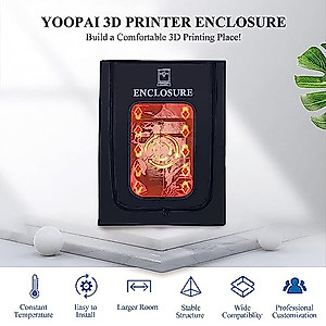 3D Printer Enclosure for Creality Ender 3/ Ender 3 Pro/Ender 3 V2-Fireproof & Dustproof Tent Constant Temperature Protective Cover for Anycubic Elegoo 3D Printers 25.6” ×21.6” ×29.5”
