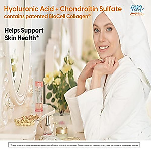 Doctor's Best Hyaluronic Acid with Chondroitin Sulfate, Featuring BioCell Collagen, Non-GMO, Gluten Free, Soy Free, Joint Support, 180 Count (Pack of 1)