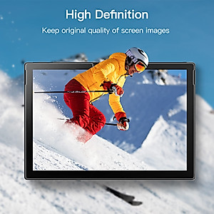 JETech Screen Protector for Surface Pro 7 Plus/Surface Pro 7 12.3-Inch, 9H Tempered Glass Film, Support Surface Pen, HD Clear, 2-Pack