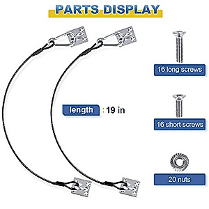 Bfttlity Trash Can Lid Lock Trash Can Locks for Animals Metal Universal Trash Can Lock for Outdoor Garbage Can Prevent Garbage from Overflowing (2 Pack)