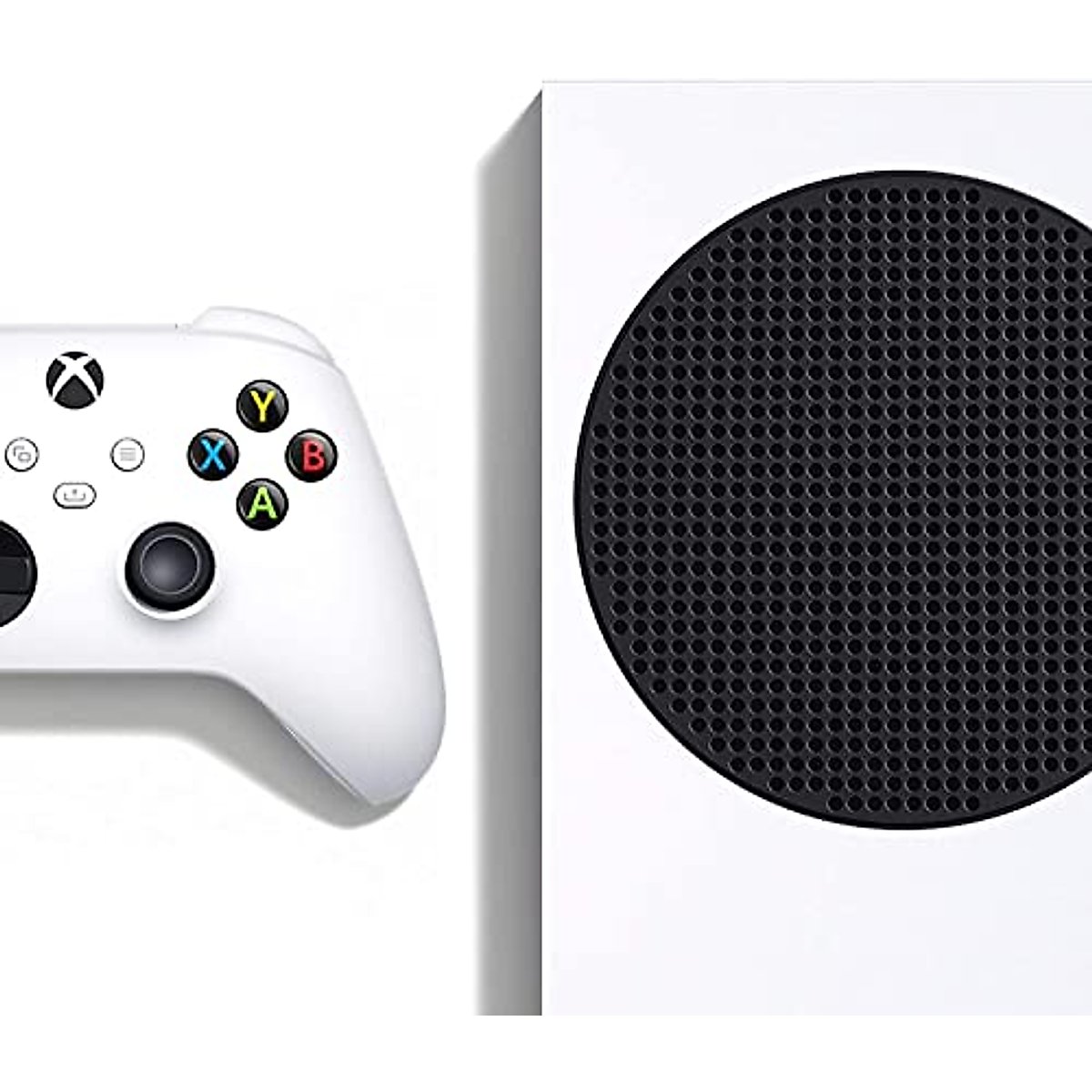 Microsoft Xbox Series S 512GB Game All-Digital Console, One Xbox Wireless Controller, 1440p Gaming Resolution, 4K Streaming Media Playback, 3D Sound, WiFi, White