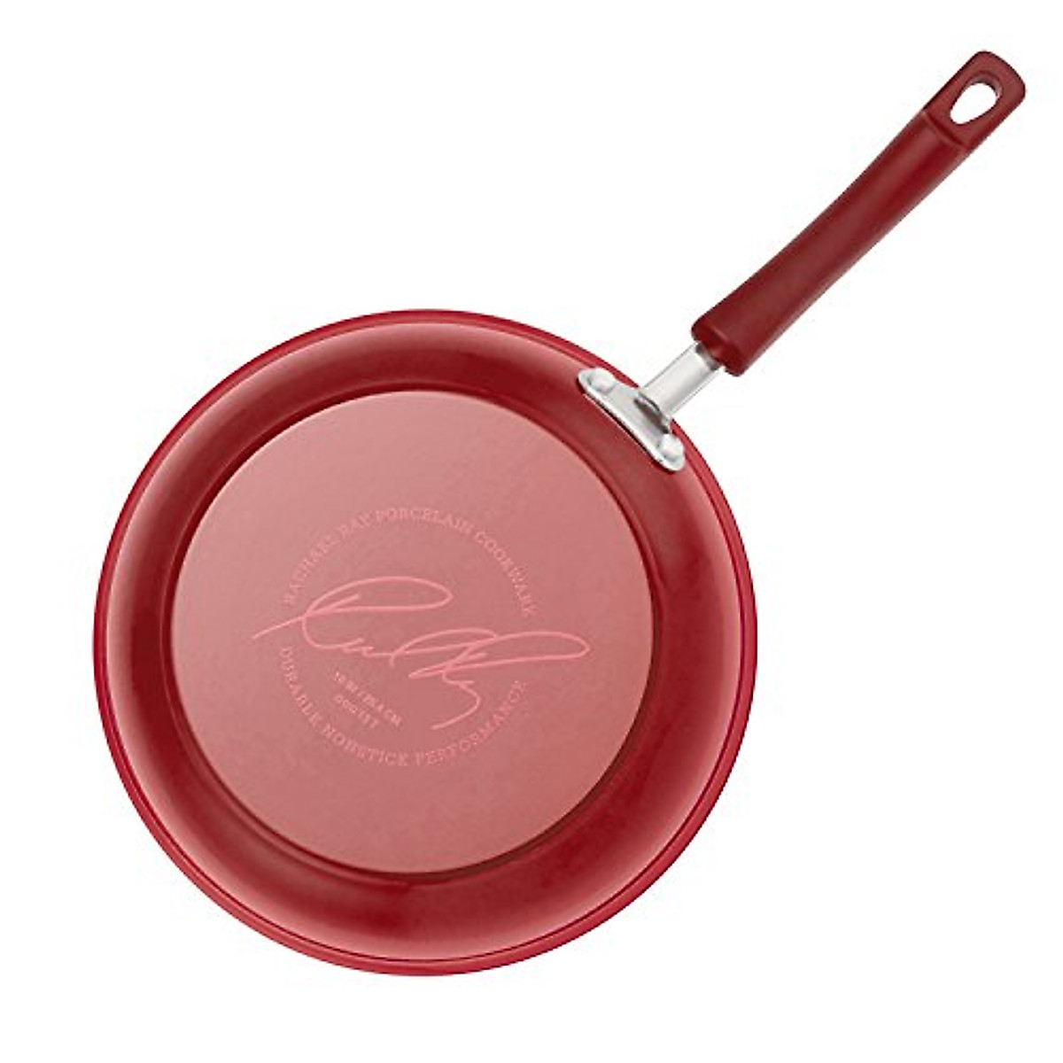 Rachael Ray Brights Nonstick Frying Pan Set / Fry Pan Set / Skillet Set - 9.25 Inch and 11 Inch , Red