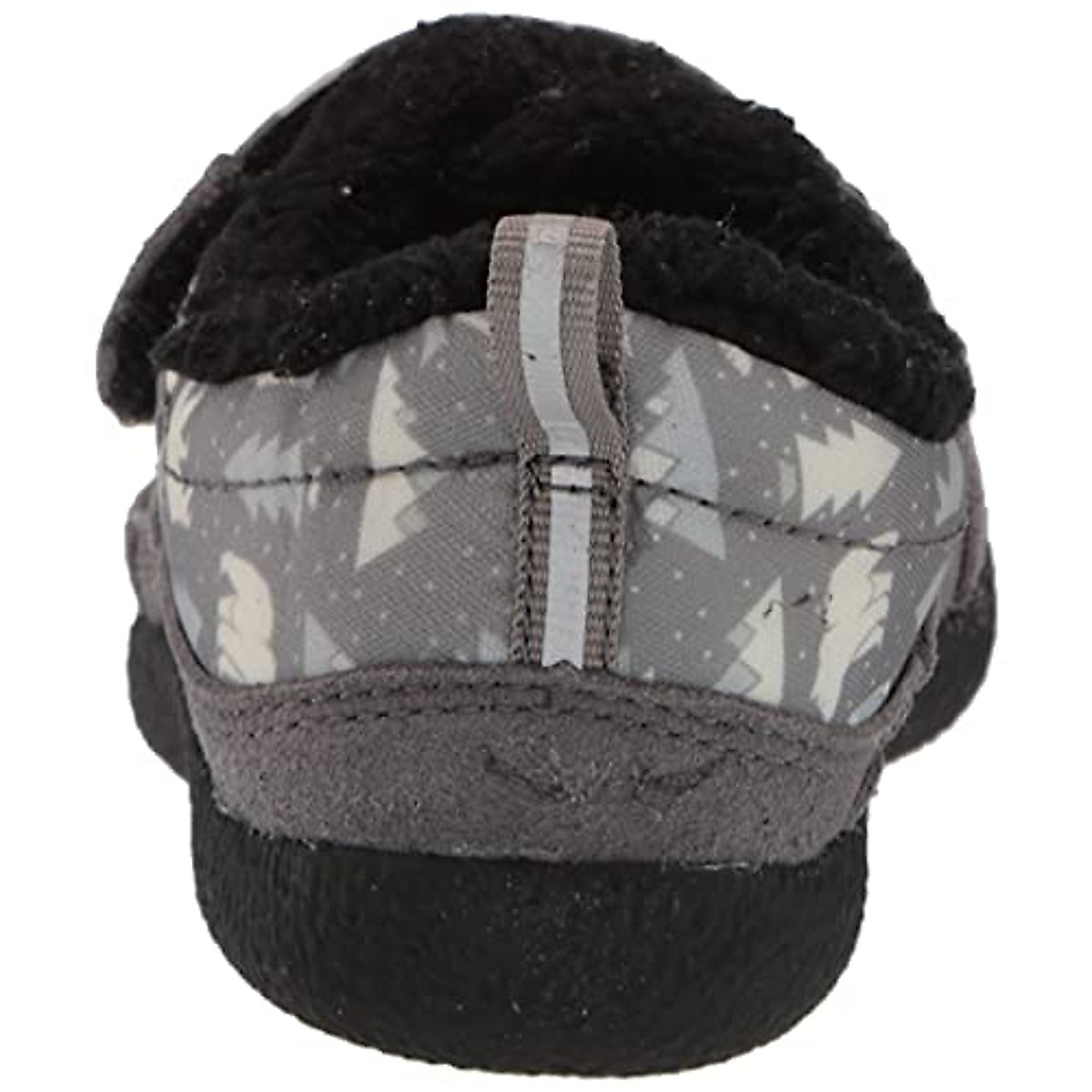 KEEN Kids Howser Low Wrap Casual Slippers, Steel Grey/Star White, 6 US Unisex Toddler