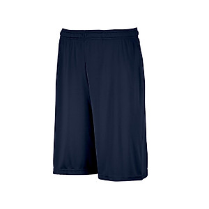 Russell Athletics Men's Dri Power Essential Performance Shorts with Pocket - Workout and Gym Active Wear, Navy, X-Large