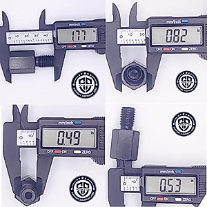 Angle Grinder Attachments Adapter 5/8" 11 Female to M14 Male for Water Cooling Hole (2)