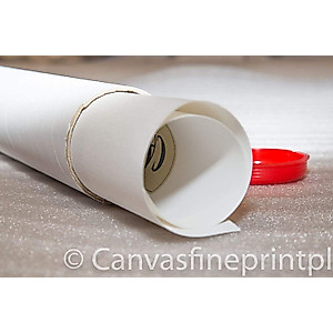 Paul Cezanne Dahlias in Flower Vase ~ FINE ART CANVAS PRINT Paintings Oil Painting Original Drawing Poster Photo Wall (10x14inch NO Framed)