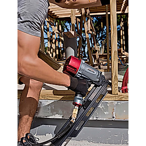 EVOULTES 1/4 In x 28 Ft Polyurethane Recoil Air Hose, Upgraded Air Compressor Hose with Repairable Bend Restrictor, Air Hose kit w/ 360° Swivel 1/4" NPT Coupler & Brass Quick Connect Air Fittings