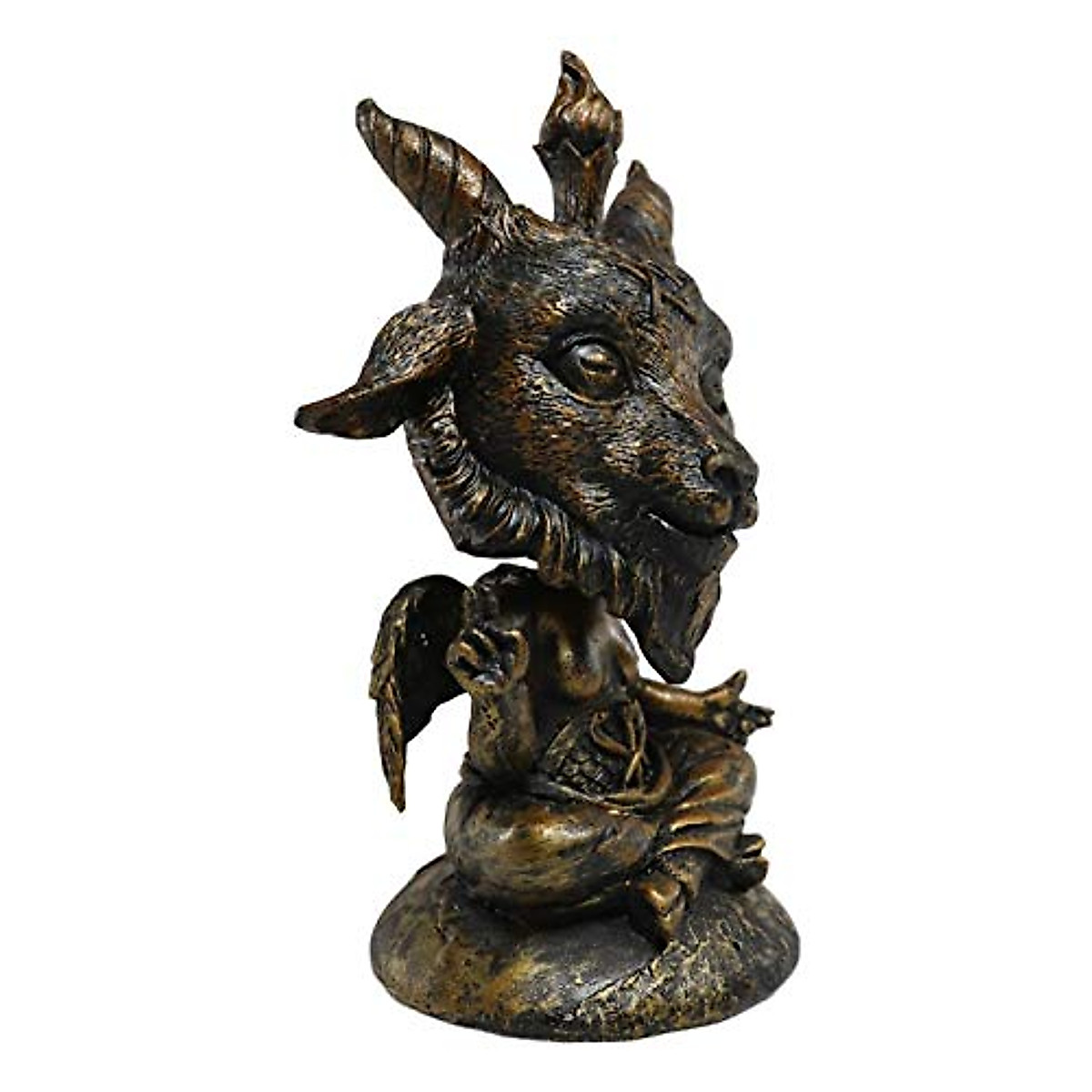 Ebros Whimsical Sabbatic Goat of Mendes Samael Lilith Baphomet Bobblehead Figurine LaVeyan Satanic Devil Baphomet Worship Lucifer The Caduceus Symbol Bobble Heads