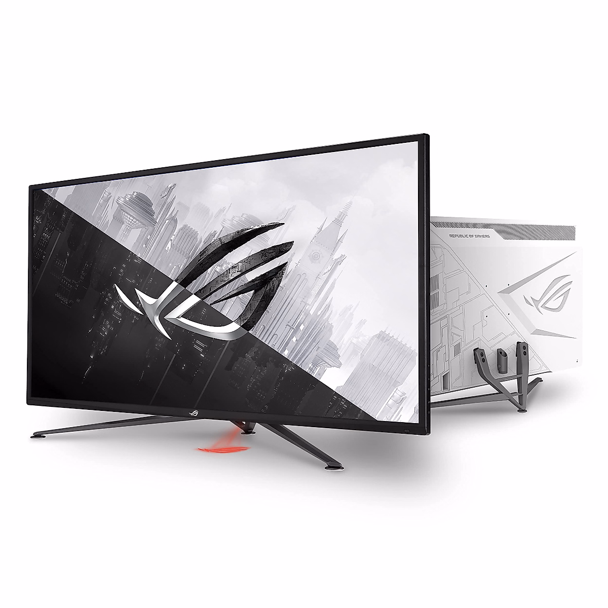 ASUS ROG Strix 43-inch 4K HDR DSC Gaming Monitor (XG43UQ) - UHD (3840 x 2160), 144Hz, 1ms, HDMI 2.1 (Renewed)
