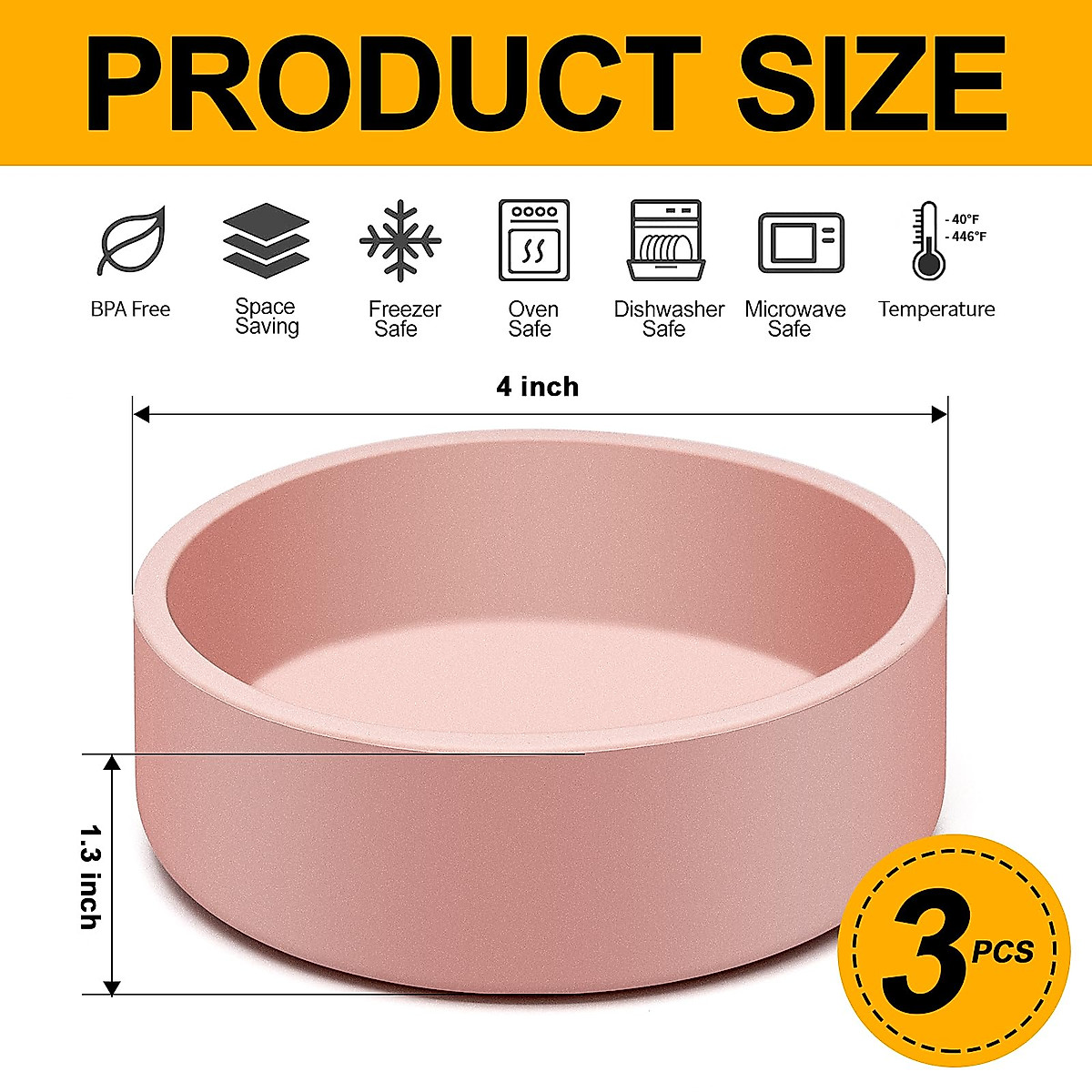 Silicone Microwave Egg Cooker, 3 Pack Air Fryer Egg Molds Eggwich Maker, Individual Egg Cups for Sandwiches Breakfast