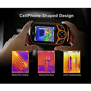 220 x 160 Thermal Imaging Camera, Pocket-Sized Infrared Camera with Real-Time Thermal Image, Mini IR Thermal Imager, Hti-Xintai HT-A1