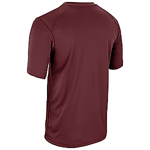CHAMPRO Men's Standard Turn Two Lightweight Baseball/Softball Jersey, Maroon, Adult Large