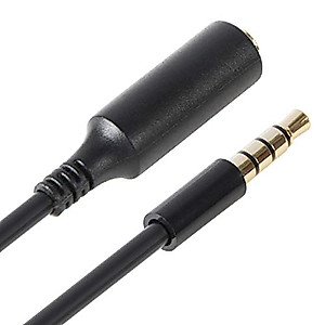 3-Pack AUX Headphone 3.5mm Extension Cable - Male to Female Extender Audio Auxiliary Jack Adapter Wire Cord Plug Connector for iPhone iPod iPad, Smartphone Tablet, Home Car Speaker System (3 INCH)