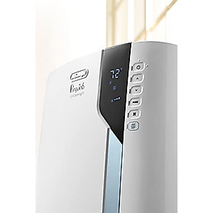 De'Longhi PACEX390UVcare-6AL WH PAC Portable Air Conditioner, Dehumidifier, Fan & UV-Carelight, 14000 BTU + UV CARE, White