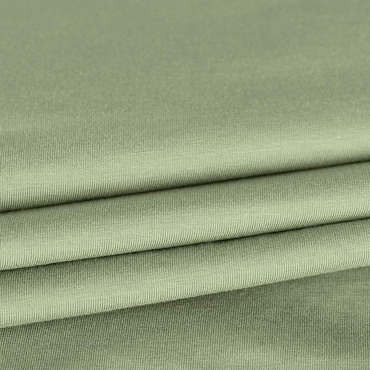 Muscle Alive Mens Summer Casual Short Sleeve Henleys T-Shirt Single Button Placket Plain Shirts Light Green Color Size L