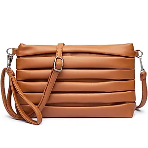 Small Crossbody Shoulder Bag for Women, Trendy Simple Shoulder Purses, Clutch Wallet with Wristlet Strap…