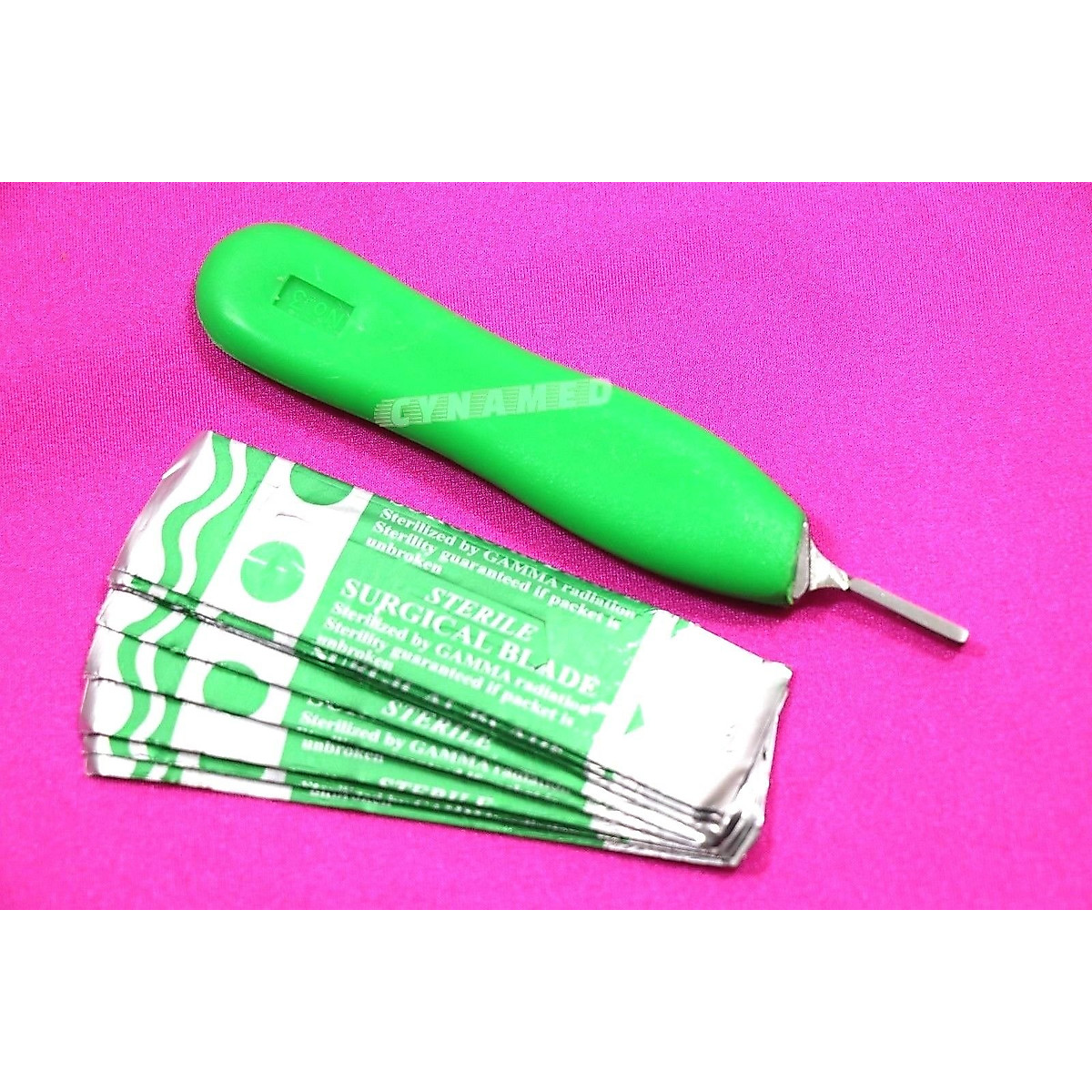 1 PCS SCALPEL HANDLE # 3 +100 SCALPEL BLADES #11 Suitable for Dermaplaning, Crafts -CYNAMED