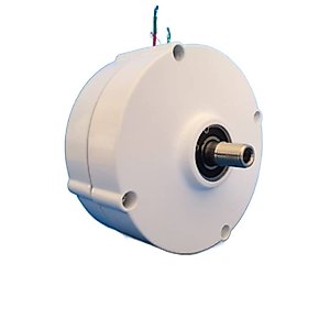 High Wind Energy Utilization Wind Turbine Generator 1000W 2000W 3000W 12V 24V 48V 3 Phase Gearless Permanent Magnet AC Alternators For Wind Water Turbine for Homes Energy Supplementation ( Color : Wit