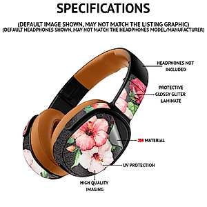 MightySkins Glossy Glitter Skin Compatible with SteelSeries Arctis Nova Pro - Dark Zebra Wood | Protective, Durable High-Gloss Glitter Finish | Easy to Apply and Change Styles | Made in The USA