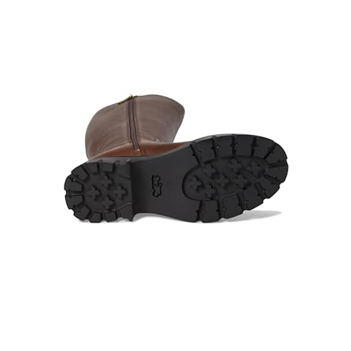 Coach Women's Julietta Leather Boot Knee High, Walnut, 8