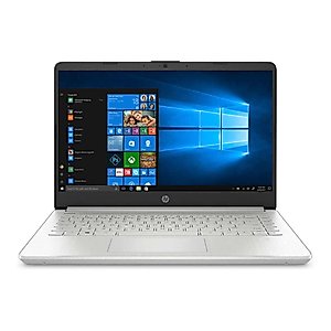 HP 2022 14-inch Full HD Laptop, 11th Gen Intel Core i3-1125G4 Processor, 4GB DDR4 RAM, 128GB SSD, Bluetooth, Wi-Fi, HDMI, Windows 10 Home, Silver, W/MD Accessories