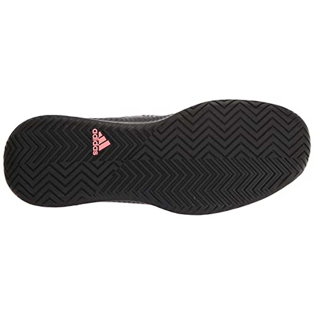 adidas Men's Defiant Generation Tennis Shoe, White/Acid Red/Silver Metallic, 10