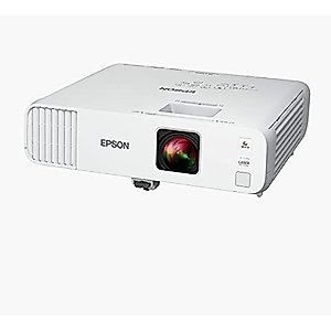 Epson PowerLite L200W 3LCD WXGA Long-Throw Laser Projector with Built-in Wireless and Miracast (Renewed)