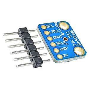 HiLetgo SPH0645 I2S MEMS Microphone Breakout Module SPH0645LM4H Microphone Module 1.6-3.6V for Arduino Raspberry Pi