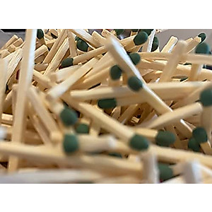 APOTHECARY SAFETY MATCH TWIN PACK W/REUSABLE (40ML) GLASS VIAL(2) WITH CORK LID, 25CT GO GREEN PER VIAL(50)+25CT REFILL=75CT TOTAL