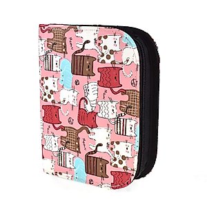SagaSave Crochet Hook Pouch Cute Storage Bag Knitting Kit Case Organizer Bag for Sewing Crochet Needles Tool Waterproof