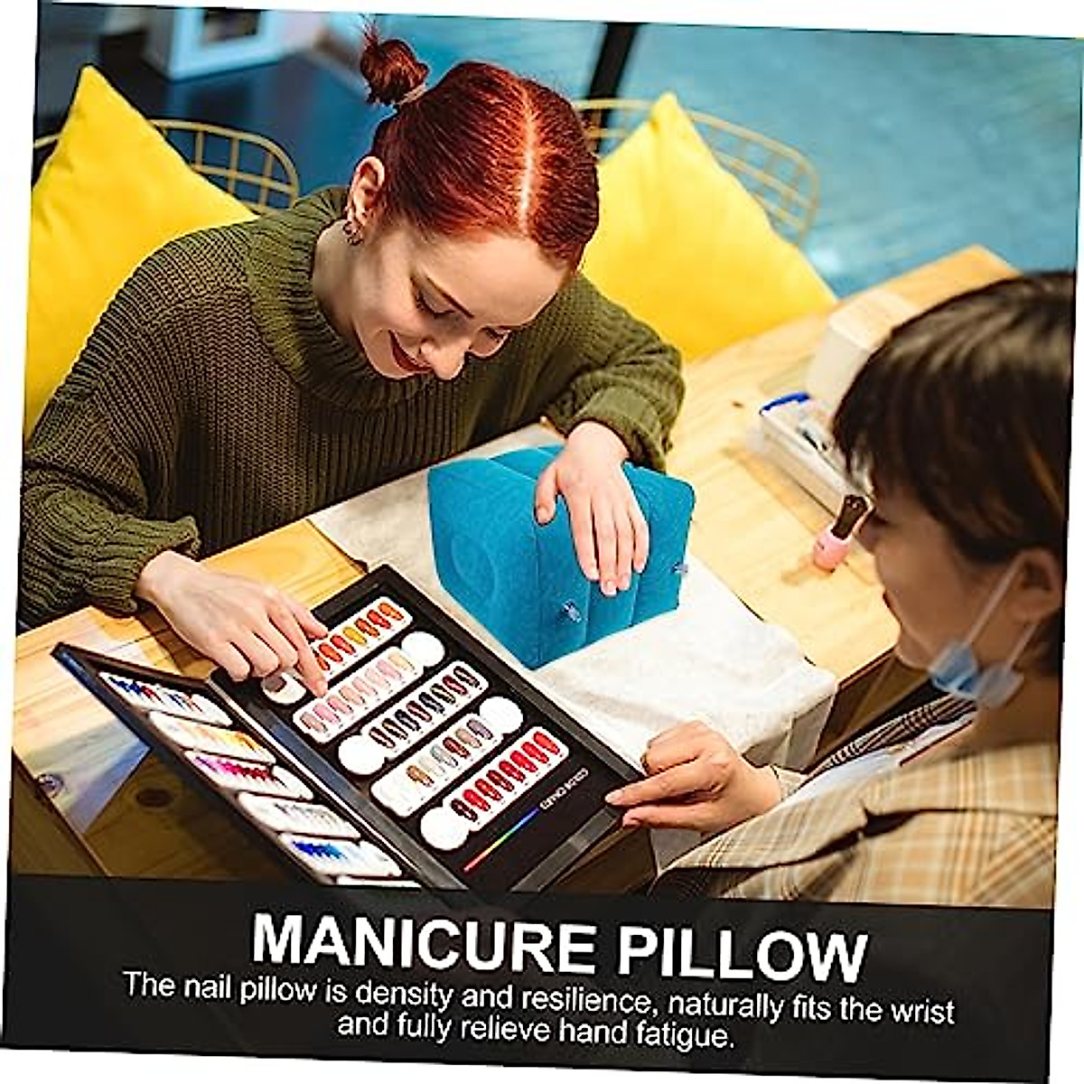 HOMSFOU Three-Layer Inflatable Mat Car Air Mattress Auto Floor Mats Reflexology Mat Footstool for Under Desk Leg Rest Bed Adjustable Pillows Car Floor Mat Fold Under The Table PVC Travel