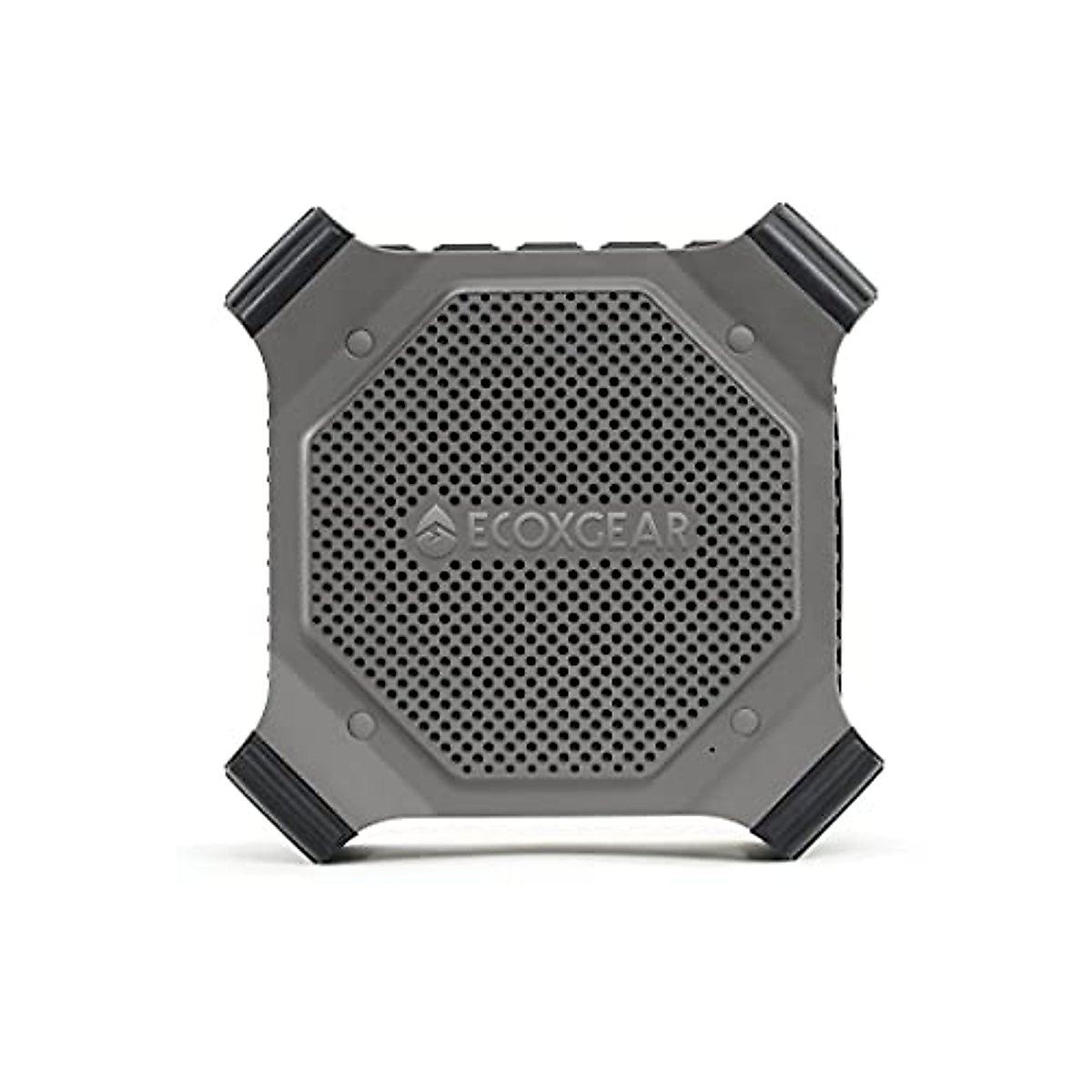 ECOXGEAR EcoEdge Plus GDI-EXEGPL410 Rugged Waterproof Floating Portable Bluetooth Wireless 20 Watt Smart Speaker with Bottle Opener and LED Party Lights (Gray) (Renewed)