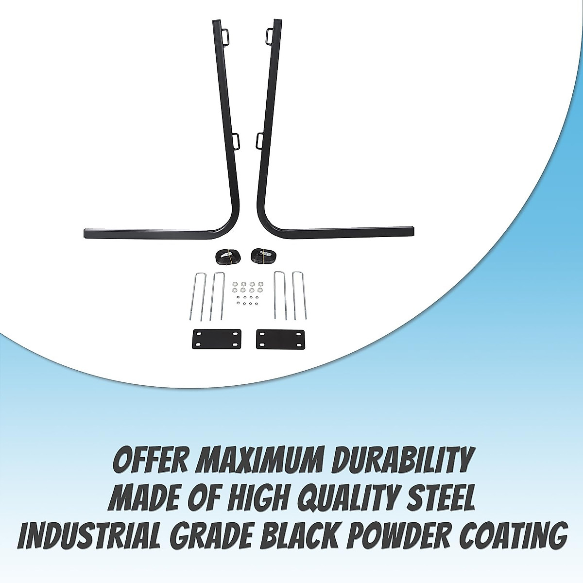 JMTAAT New RV Bumper Rack Mount Tote Tank Carrier Secure Tank in Place Compatible with 15, 21, 28, and 36 Gallons Rhino Tote Tank