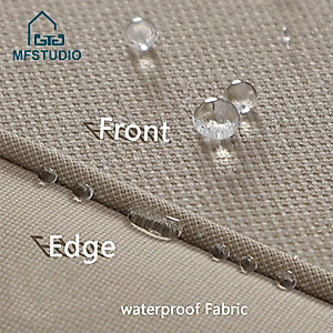 MFSTUDIO Patio Dining Chairs Set of 2,Outdoor Metal Swivel Chairs with Removable Cushions,Patio Rattan Wicker Decoration Chairs for Backyard,Balcony,Porch,Garden