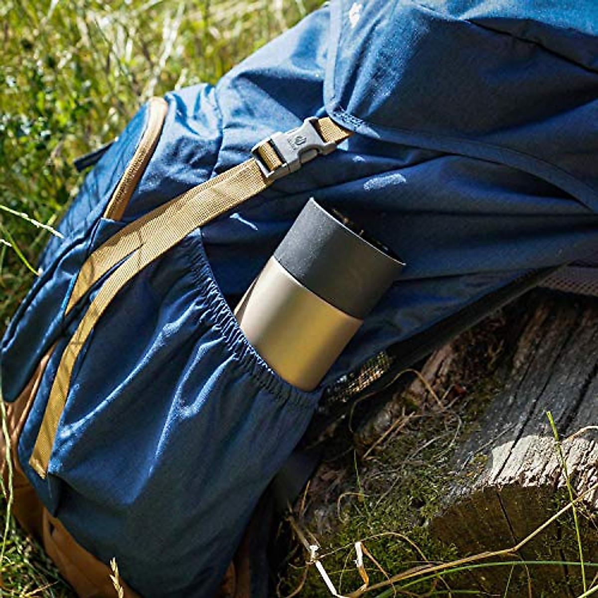 Lurch Insulated One-Handed Operation, Travel Mug 0.5 l, Stainless Steel