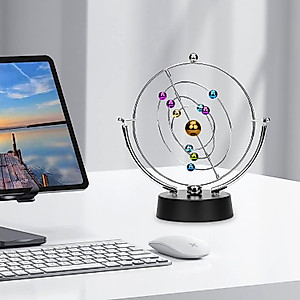 DOTSOG Galaxy Kinetic Art Science Kit Kinetic Art Asteroid Science Desk Toy Home Decorations Electronic Perpetual Motion